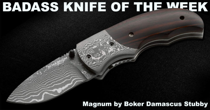 Boker Magnum Damascus Stubby | Knife Depot Blog