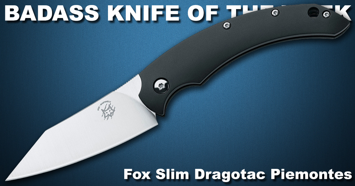 Fox Slim Dragotac Friction Folder | Badass Knife of the Week | Knife Depot