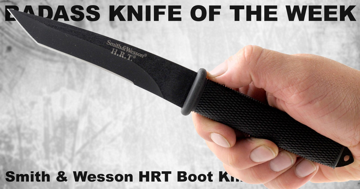 Smith & Wesson Tanto Boot Knife | Badass Knife of the Week