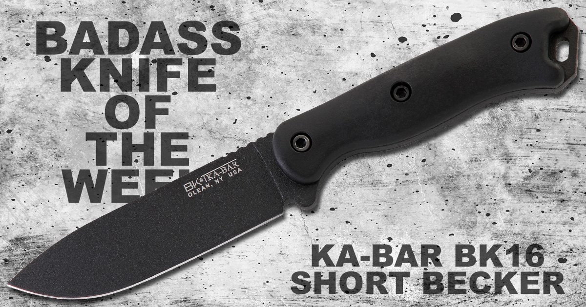 KA-BAR BK16 Short Becker | Badass Knife of the Week | Knife Depot