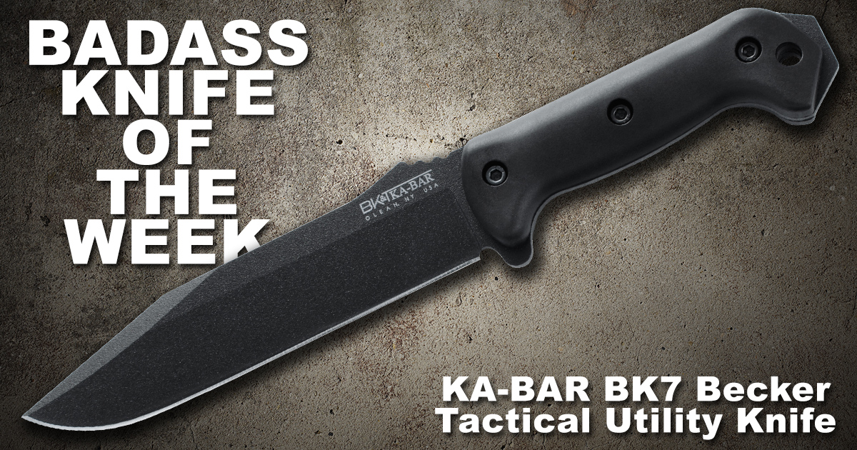 KA-BAR BK7 Becker Combat Utility | Badass Knife of the Week | Knife Depot